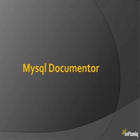Mysql Documentor | PPSX