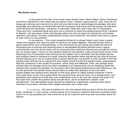 My Dream boss.docx