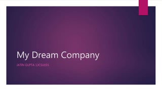 My dream company-Google | PPT