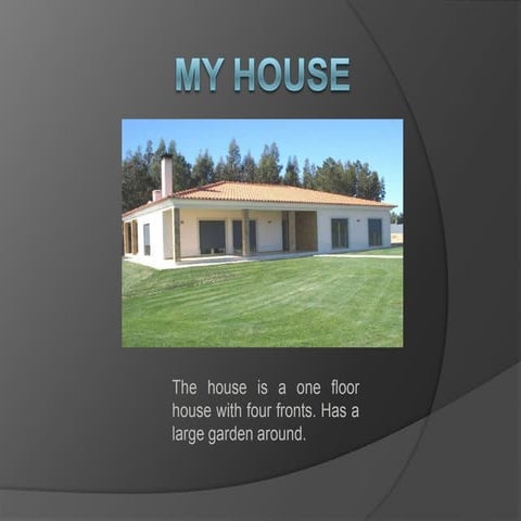 My dream house | PPTX
