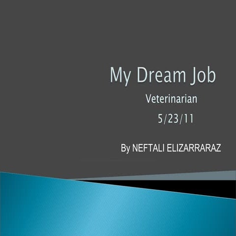 My dream job | PPT