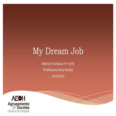 My dream job | PPTX