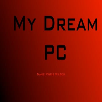 My Dream PC | KEY