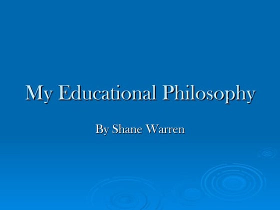 Philosophy of Education | DOCX