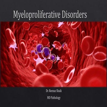 Myeloproliferative Disorders Mpd Pptx