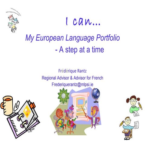 "I Can..."- My ELP One Step at a Time | PPT