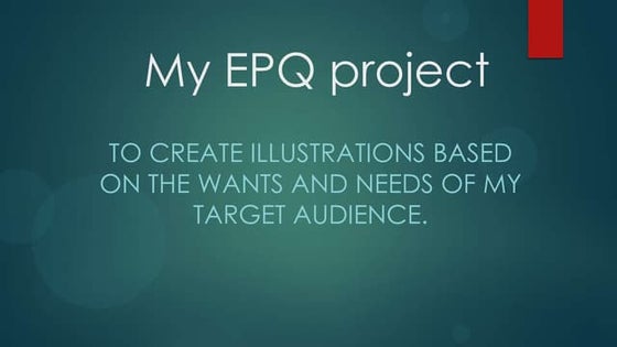Epq presentation template | PPTX