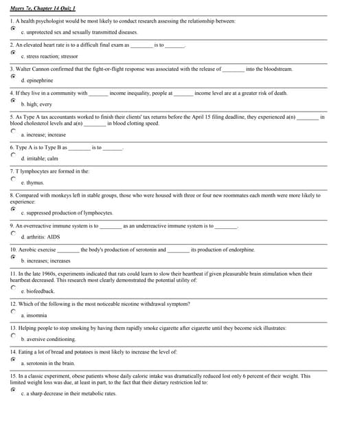 Ap psychology project emotions | PDF