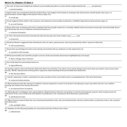 Myers 7e, chapter 15 quiz 1 | DOCX