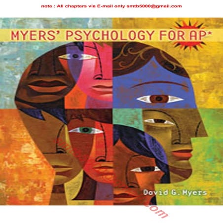 Myers’ Psychology for AP, 1st Edition David G. Myers Test Bank.pdf