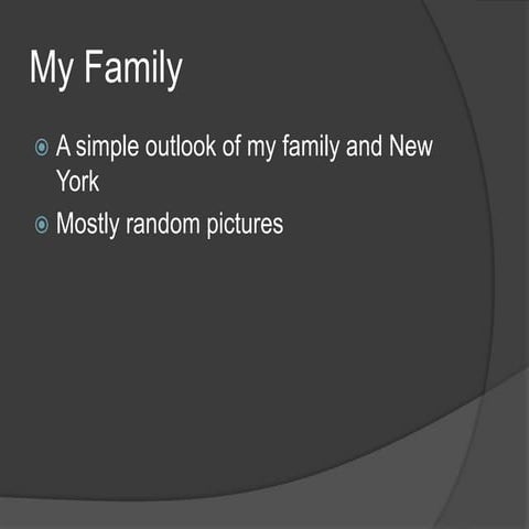 My family | PPT