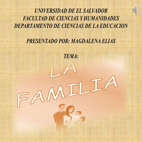 La familia presentacion power point comunicacion oral y escrita | PPTX