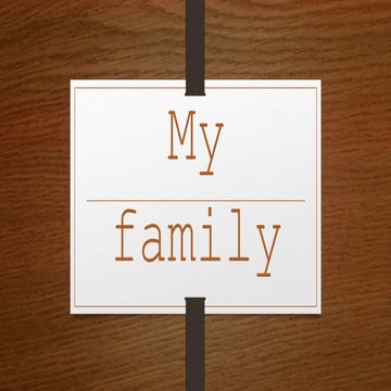 My family | PPTX