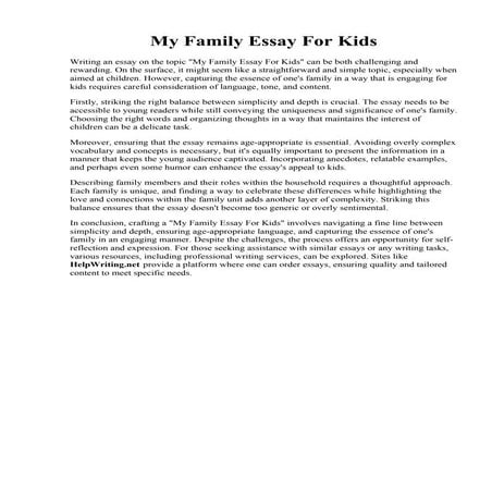 My Family Essay For Kids.pdf