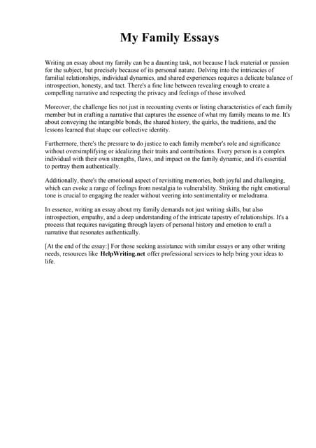 Family Problems Essay.pdf