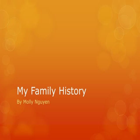 Molly's family history | PPT