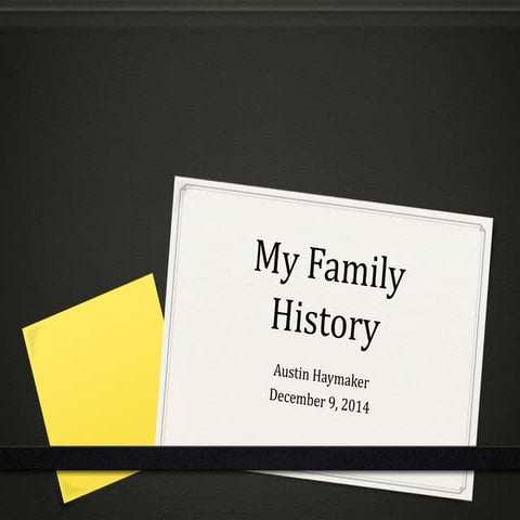 My family interview | PPTX