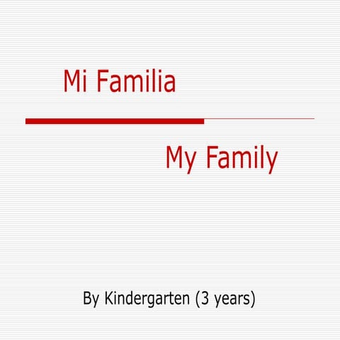 My Family 5º | PPT