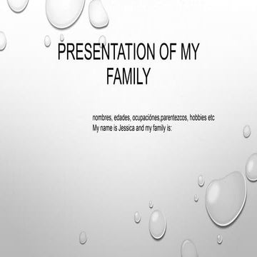 My family powerpoint | PPTX