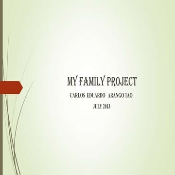 My family project | PPT