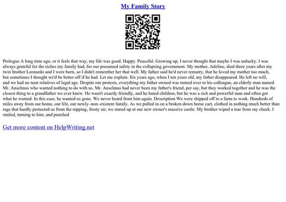 Story of My Life Project | PPTX | Parenting Children Aged 4-11 | Parenting