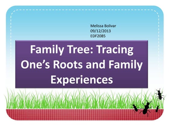 Family tree | PPTX | Parenting Children Aged 4-11 | Parenting