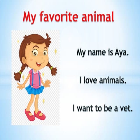 My favorite animal | PDF | Africa Travel | Travel Locations