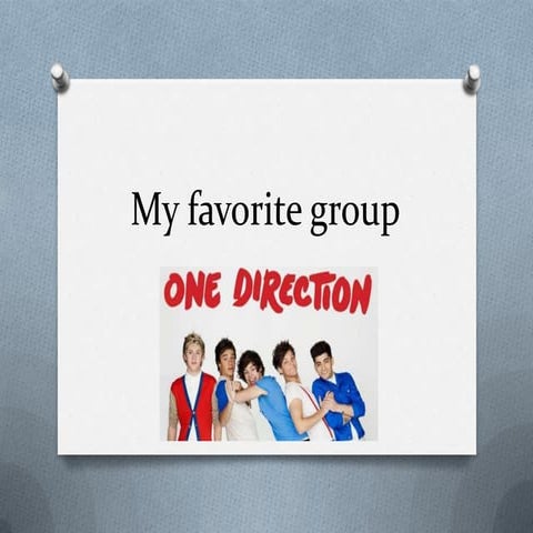 My favorite band | PPTX