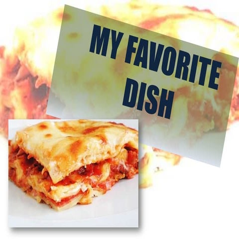 My favorite dish | PPTX