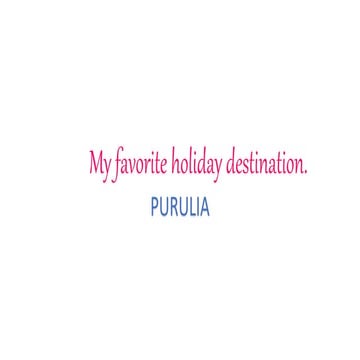My favorite holiday destination.pptx
