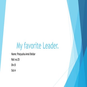 My favorite Leader.pptx