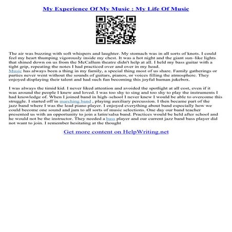 My Favorite Music Essay | PDF