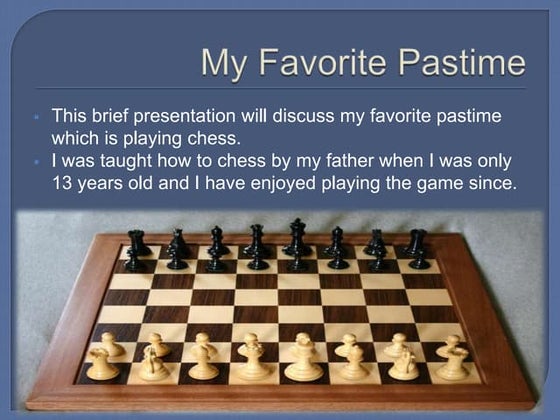 My favorite pastime | PPTX