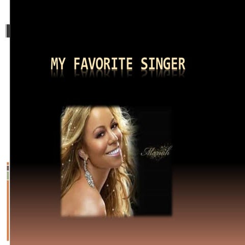 My favorite singer | PPTX