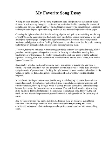 My Favorite Singer Essay.pdf