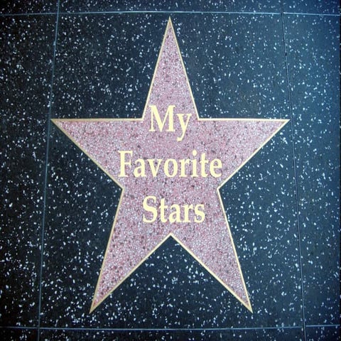My favorite stars | PPT