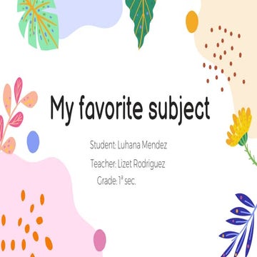 My favorite subject.pdf