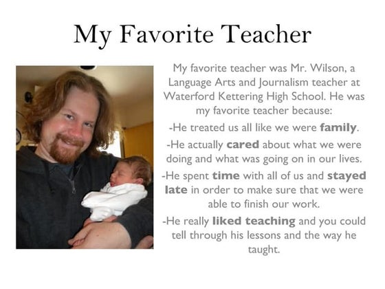 My favorite teacher | PPT
