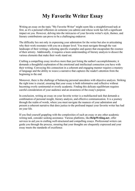 My Favorite Essay.pdf
