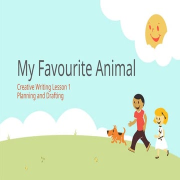 Creative Writing My Favourite Animal PPT | PPTX