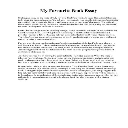 My Favourite Book Essay.pdf