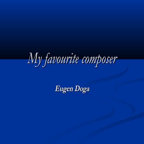 My favourite composer | PPT