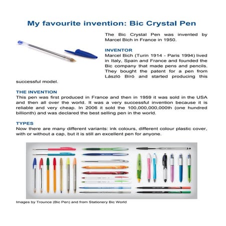 Bic Crystal pen | PDF