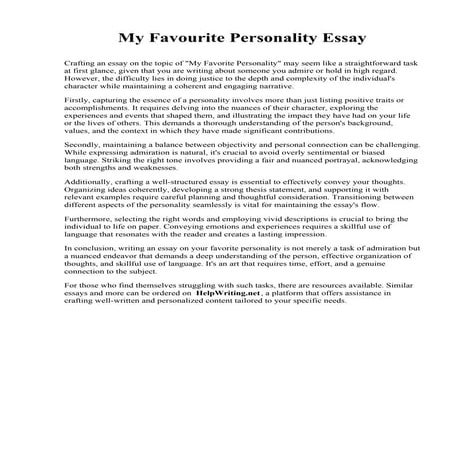My Favourite Personality Essay.pdf