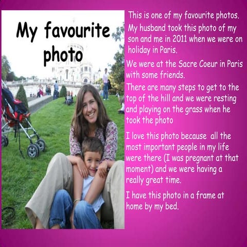 My favourite photo | PPTX