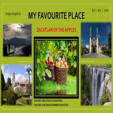 My favourite place | PPT