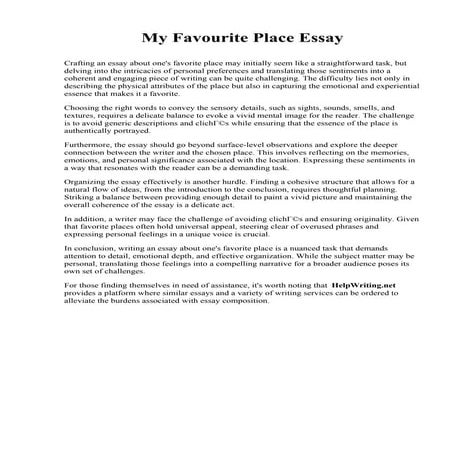 My Favourite Place Essay.pdf