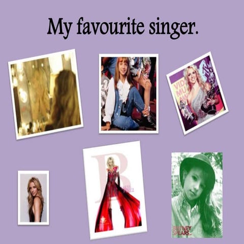 My Favourite Singer. Britney Jean Spears | PPT