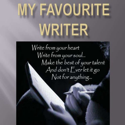 My favourite writer (Boris Vasiliev) | PPTX