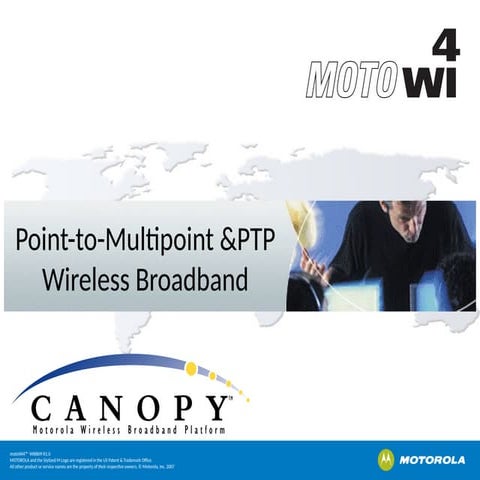 point to point multipoint &ptp wireless broadband | PPTX